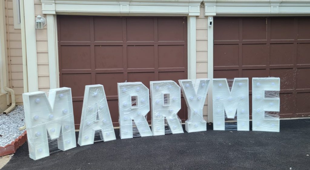 3 ft Marquee Letter – Catalinas Wood Designs