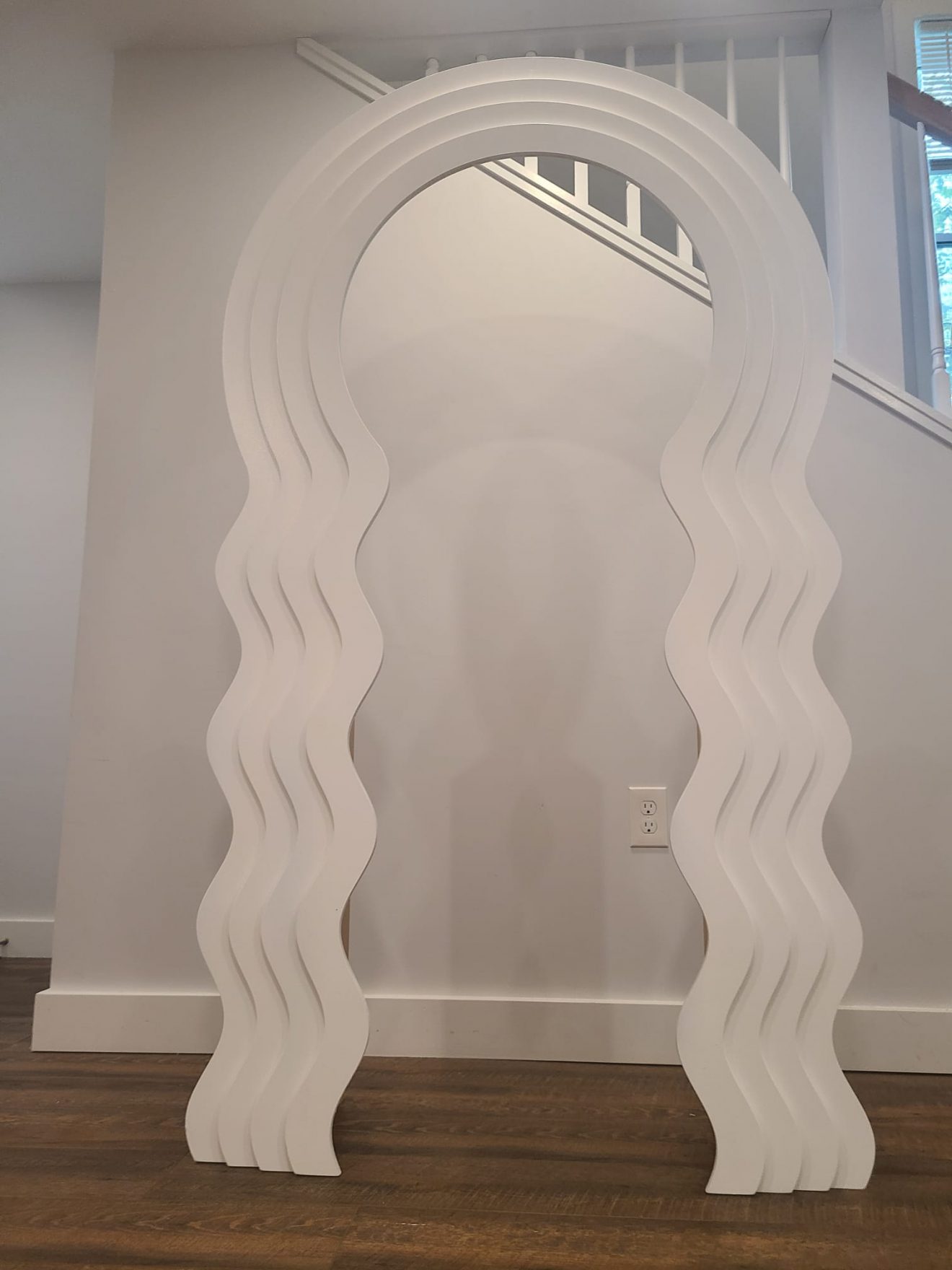 Layered Waves Arch Panel – Catalinas Wood Designs